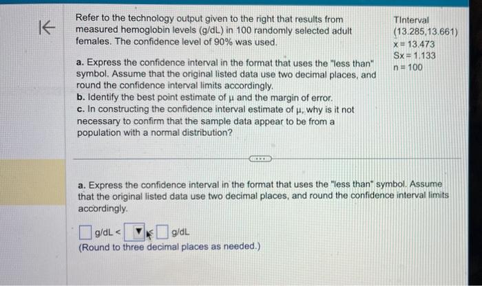 Solved Refer to the technology output given to the right | Chegg.com