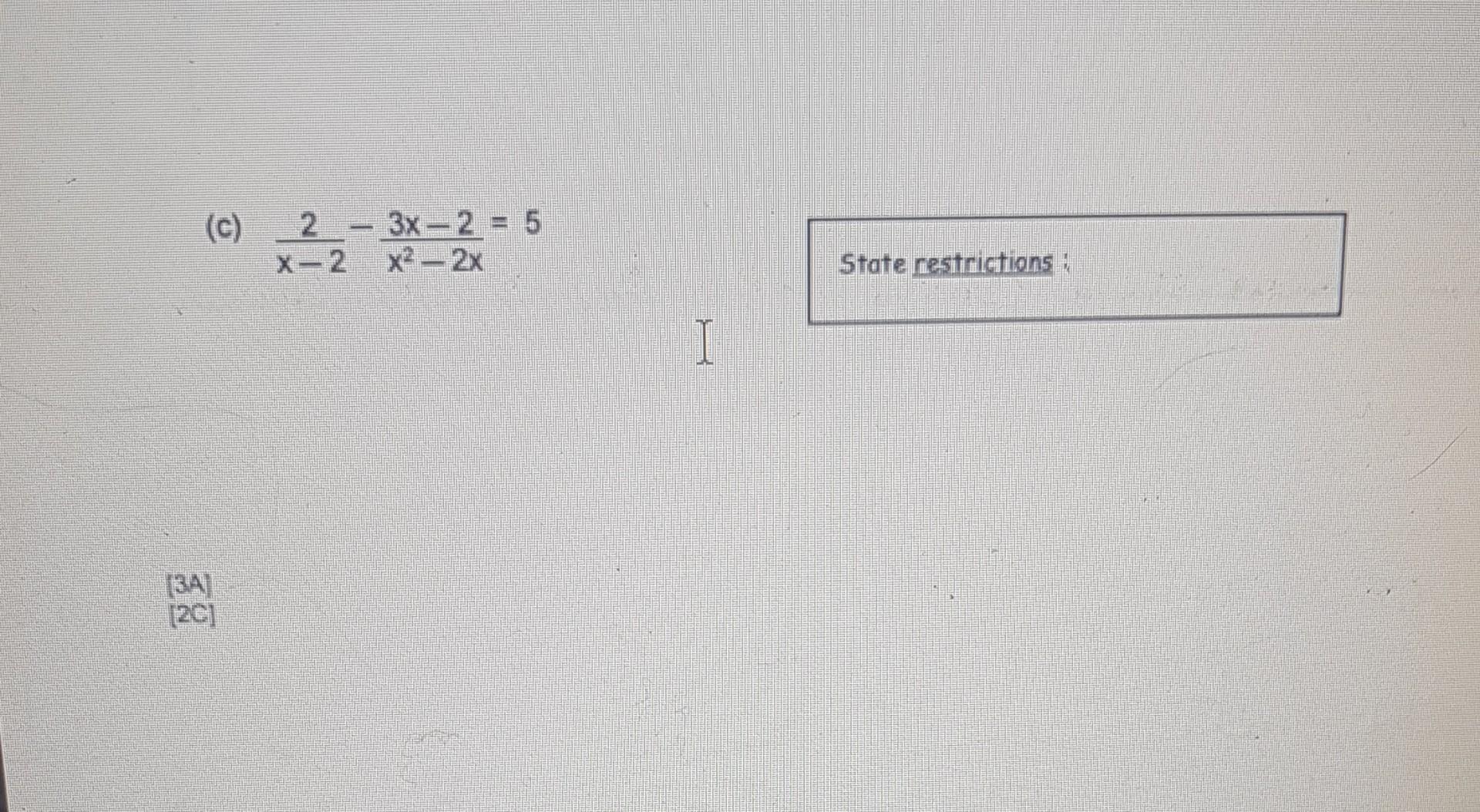 Solved (b) 41log281−log24−log26x−22−x2−2x3x−2=5 | Chegg.com