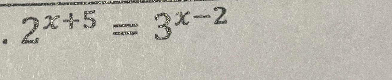 Solved 2x+5=3x-2 | Chegg.com