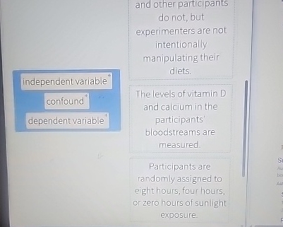 Solved Researchers conduct a study to measure the effect of | Chegg.com