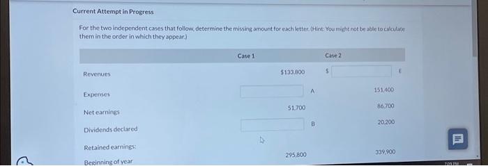 Solved For the two independent cases that follow, determine | Chegg.com