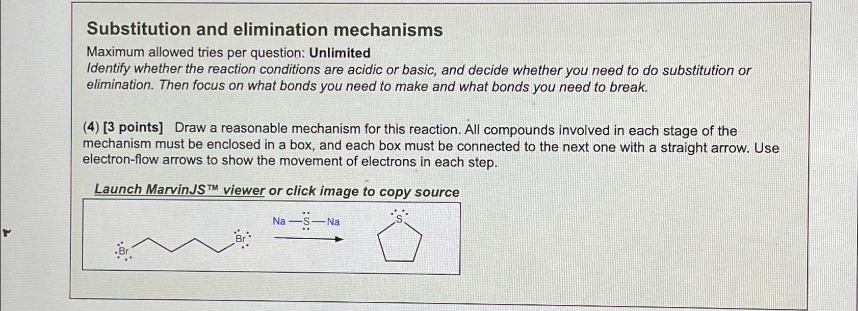 Substitution and elimination mechanismsMaximum | Chegg.com
