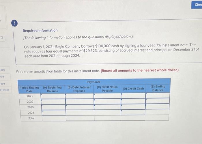 Solved 2 ook fint Print erences Required information [The | Chegg.com