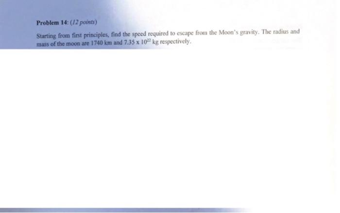 Solved Problem 14: ( 12 points) Starting from first | Chegg.com