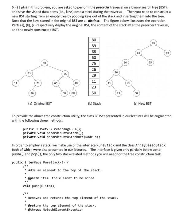 Solved 6. (23 pts) In this problem, you are asked to perform | Chegg.com