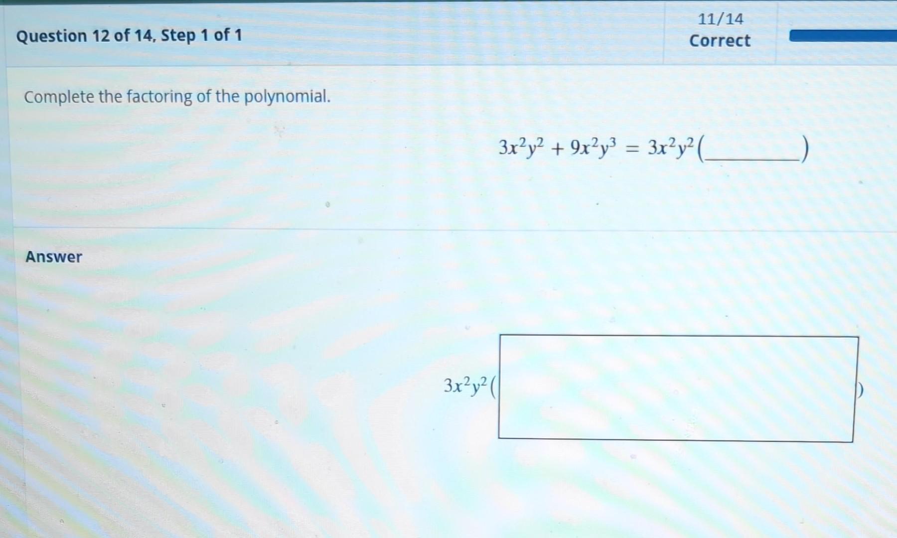 Solved Complete the factoring of the polynomial. | Chegg.com