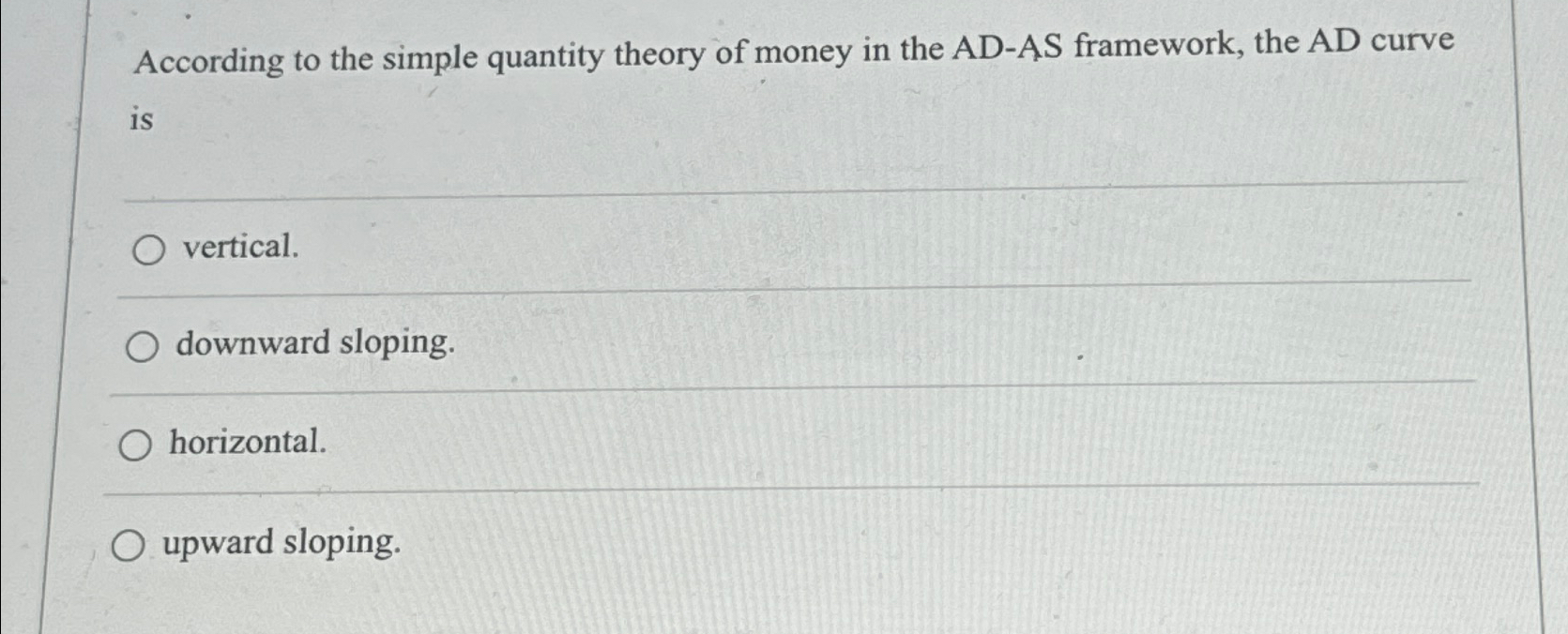 Solved According to the simple quantity theory of money in | Chegg.com
