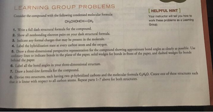 Solved 8. Devise two structures, each having sp-hybridized | Chegg.com