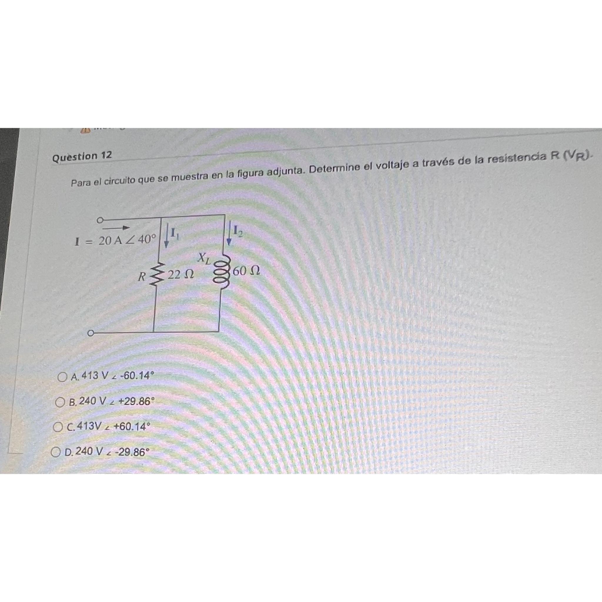 Solved Para el circuito que se muestra en la figura adjunta. | Chegg.com