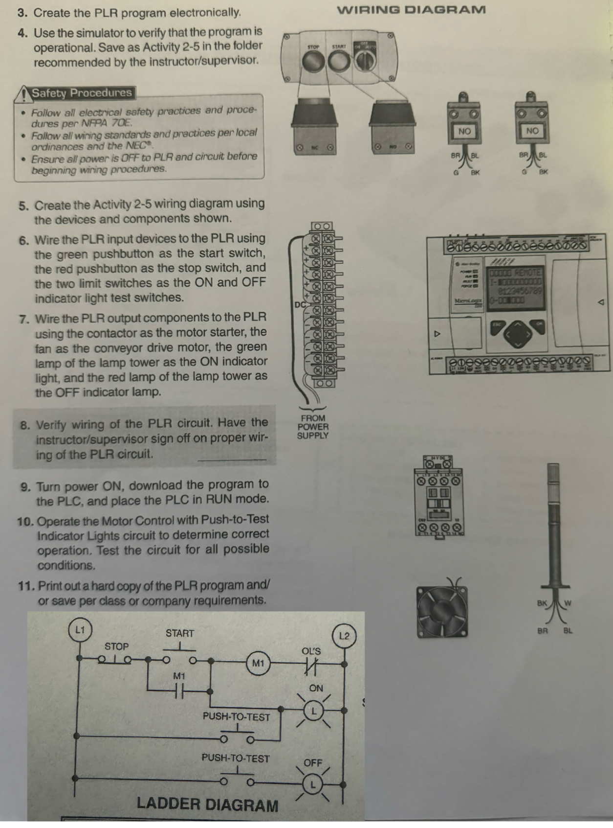 Create the PLR program electronically.Use the | Chegg.com