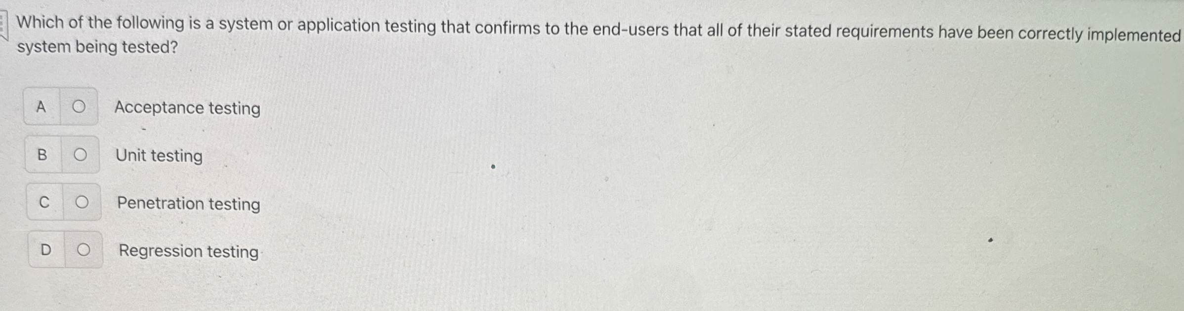 Solved Which of the following is a system or application | Chegg.com
