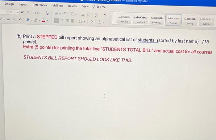 4. Use the Report Wizard to create the following | Chegg.com