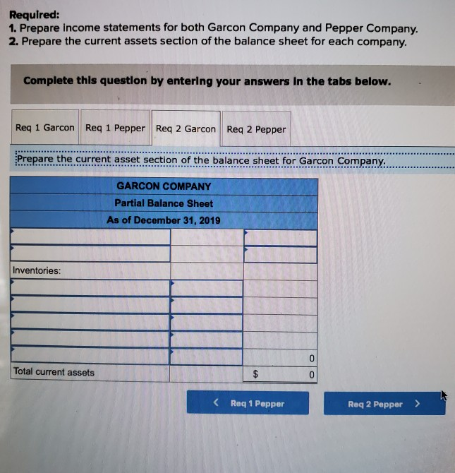 Solved Required: 1. Prepare income statements for both | Chegg.com