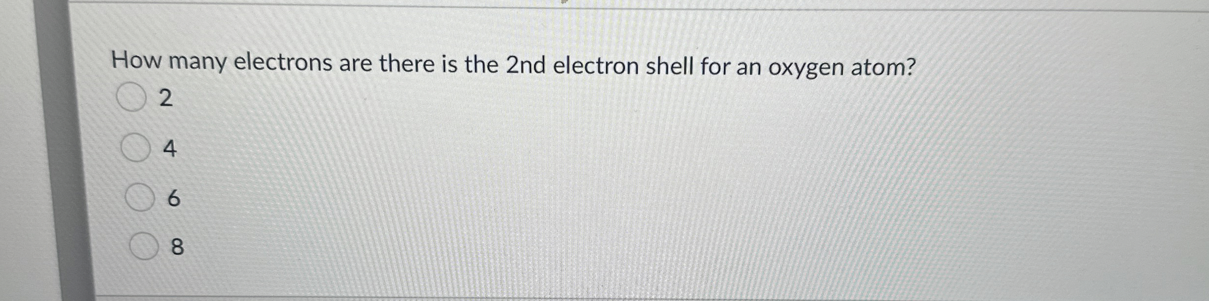 Solved How many electrons are there is the 2 ﻿nd electron | Chegg.com