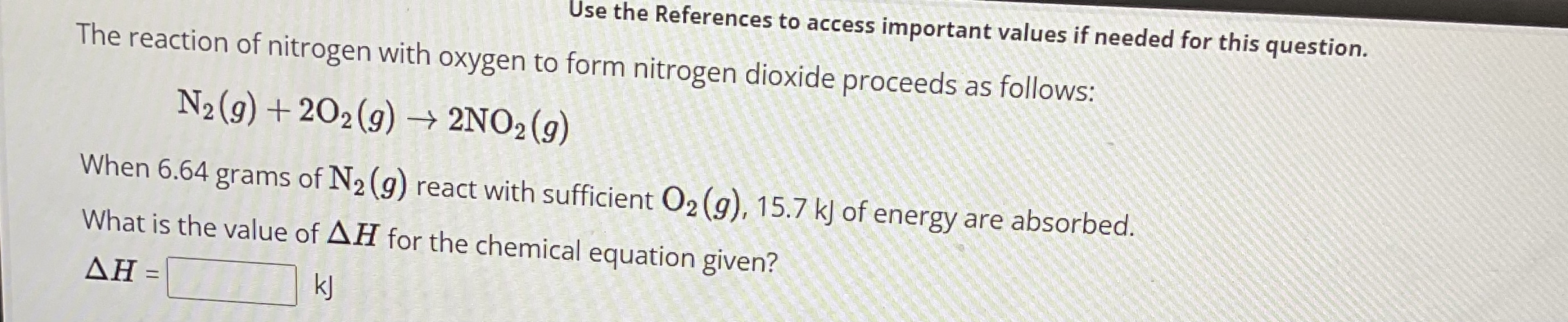 Solved Use the References to access important values if | Chegg.com