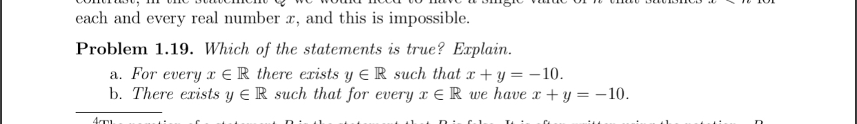 Solved each and every real number x, ﻿and this is | Chegg.com
