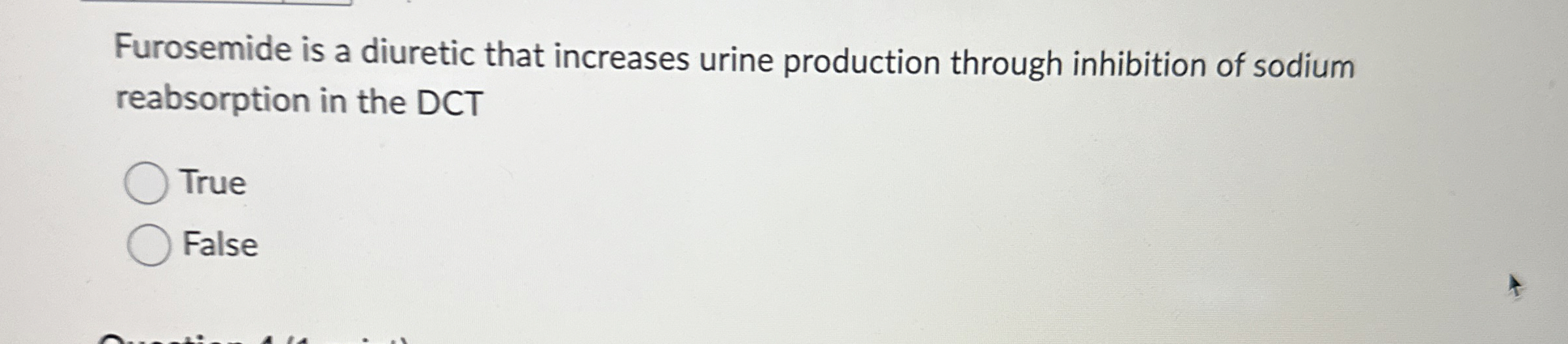 Solved Furosemide is a diuretic that increases urine | Chegg.com
