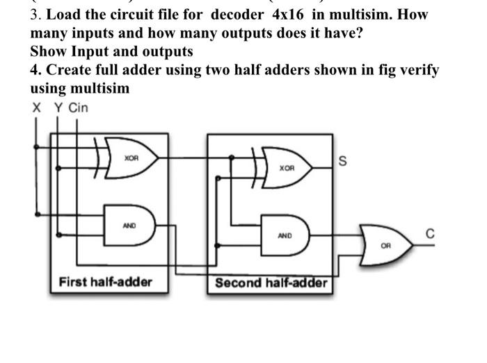 Solved 3. Load the circuit file for decoder 4x16 in | Chegg.com