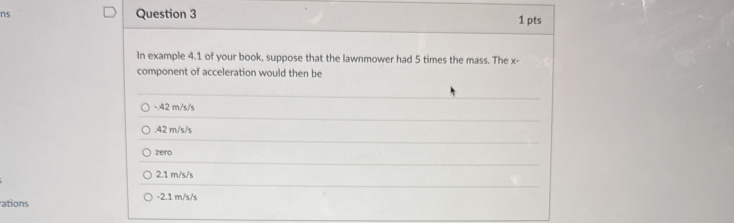 Solved Question 31 ﻿ptsIn example 4.1 ﻿of your book, suppose | Chegg.com