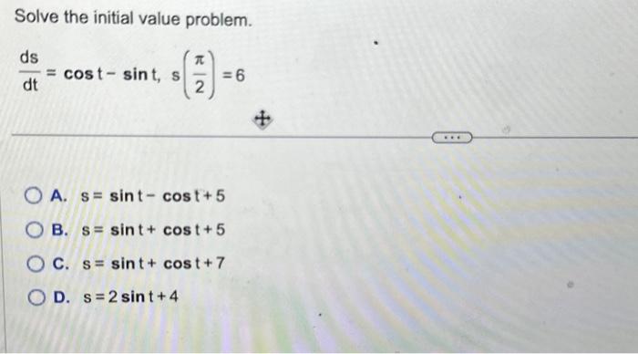 Solved Solve the initial value problem. | Chegg.com
