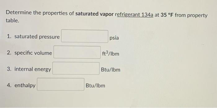 Solved Determine the properties of saturated liquid water at | Chegg.com