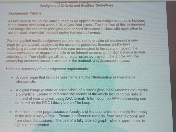 ppo more ostgree Assignment Criteria and Grading | Chegg.com