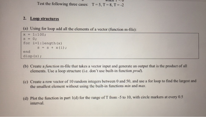 Solved 1 If Structures Programming Matlab A Write A