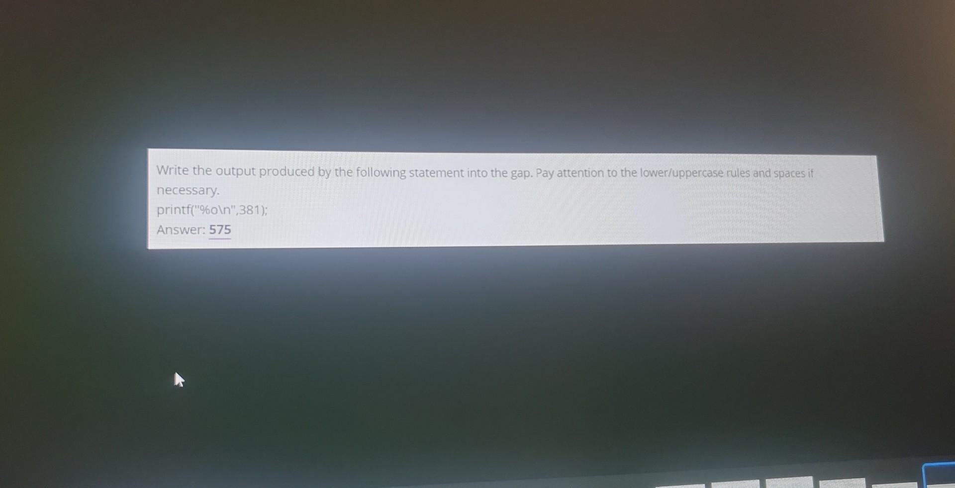 Solved Write the output produced by the following statement | Chegg.com