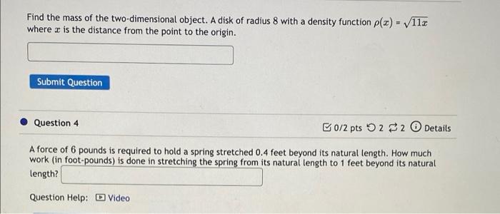 Solved Find the mass of the two-dimensional object. A disk | Chegg.com