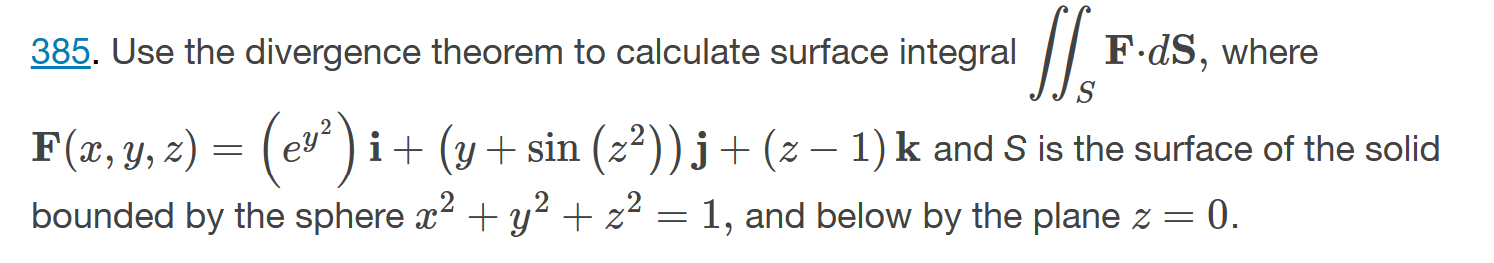 Solved Use the divergence theorem to calculate surface | Chegg.com