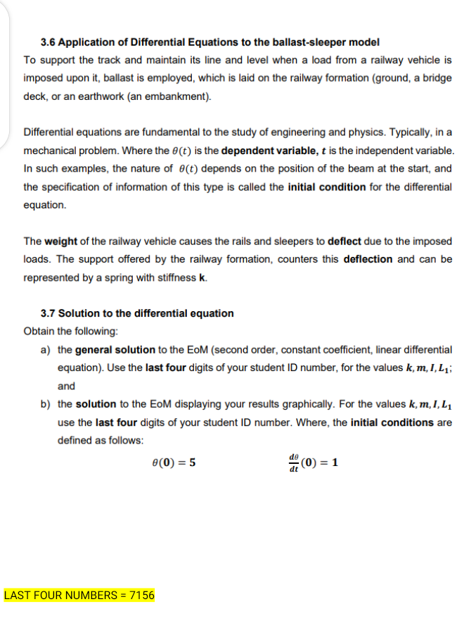 To support the track and maintain its line and level | Chegg.com