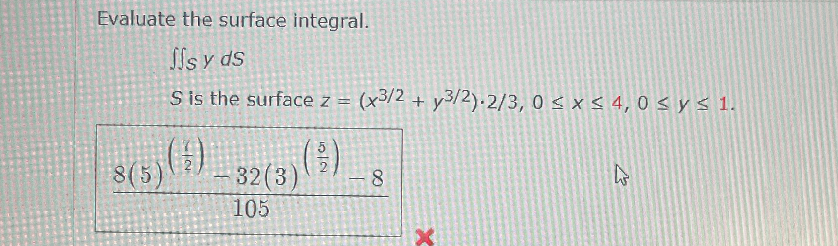 Solved Evaluate the surface integral.∬SydSS ﻿is the surface | Chegg.com