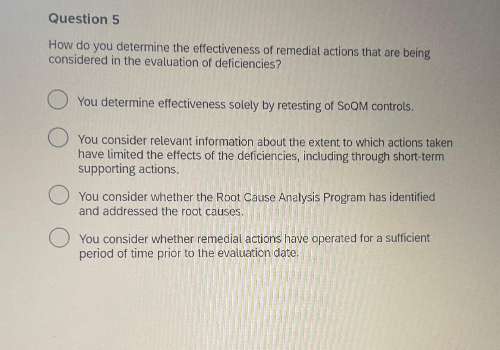 Solved Question 5How do you determine the effectiveness of | Chegg.com Solved Question 5How do you determine the effectiveness of | Chegg.com