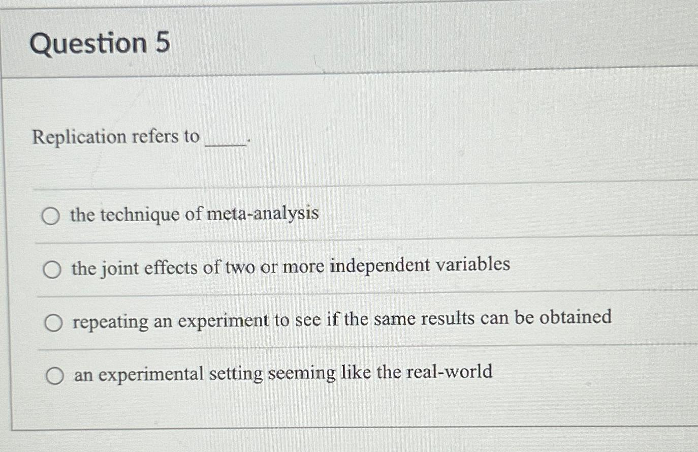 Solved Replication refers tothe technique of | Chegg.com