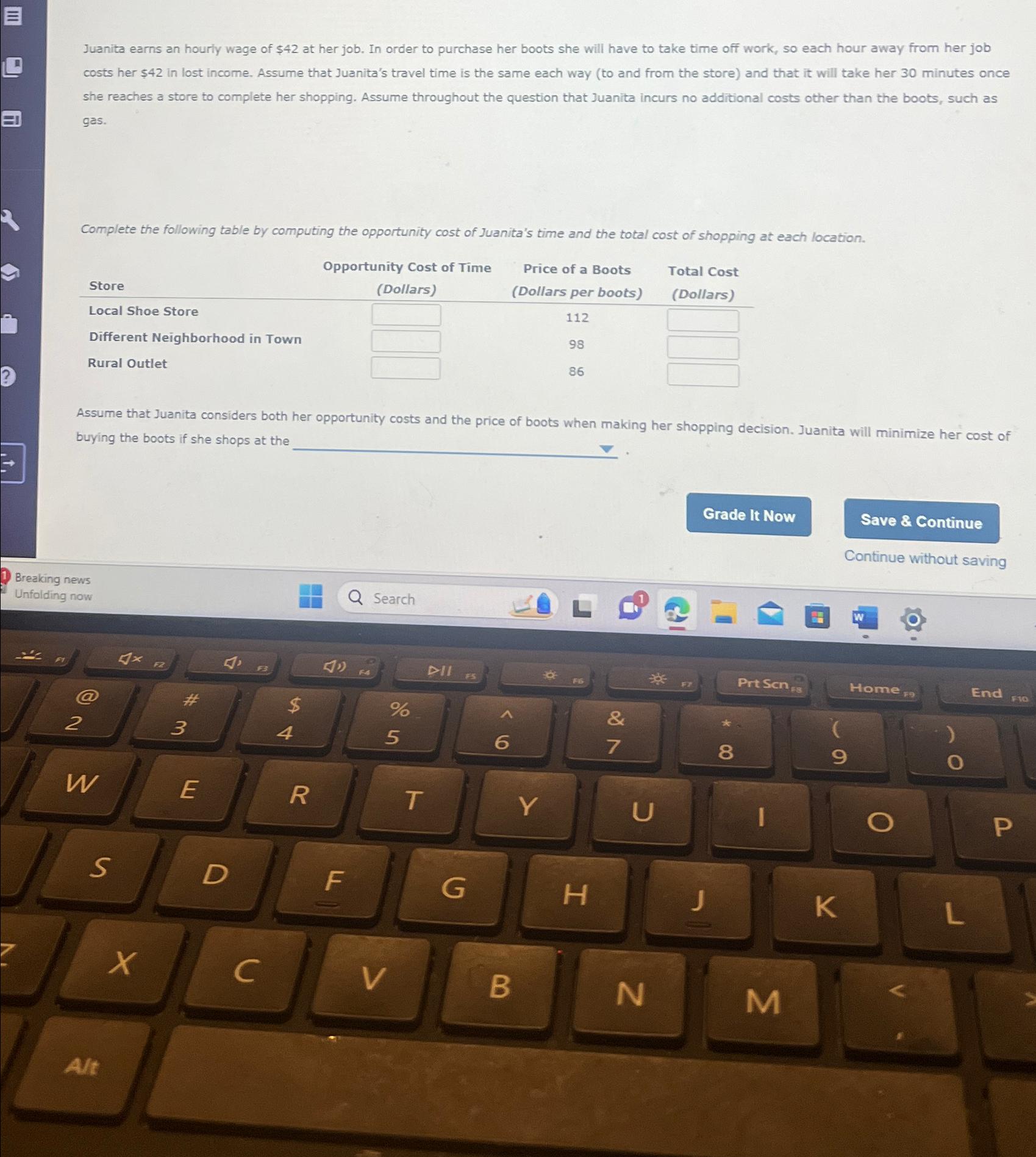 Solved Juanita earns an hourly wage of $42 ﻿at her job. In | Chegg.com