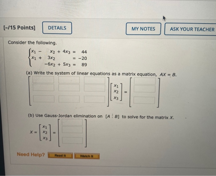 Solved Evaluate the expression. Use the matrix capabilities | Chegg.com