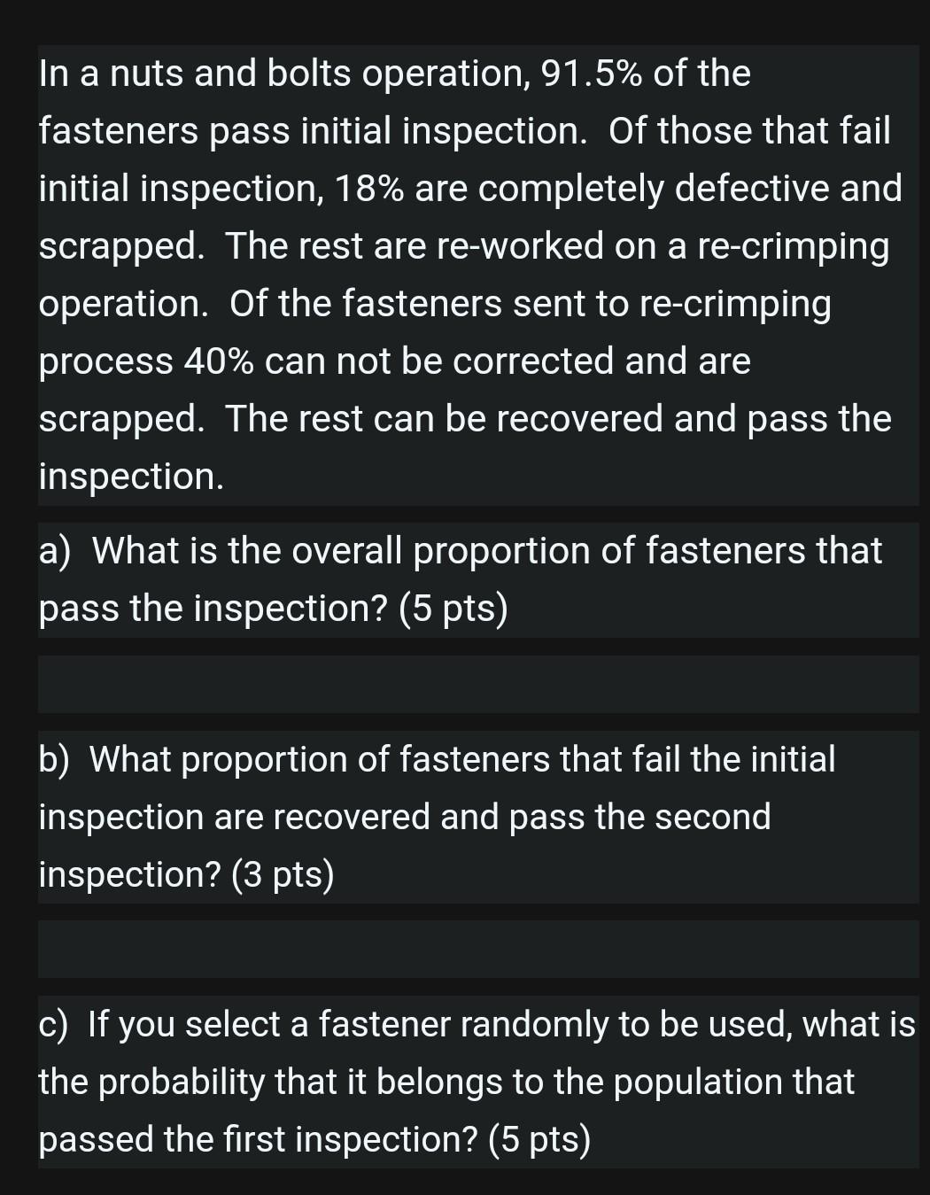 Solved Probability and Statistics for Engineers STEP BY | Chegg.com