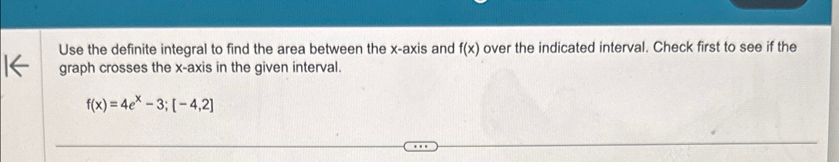 Solved Use the definite integral to find the area between | Chegg.com