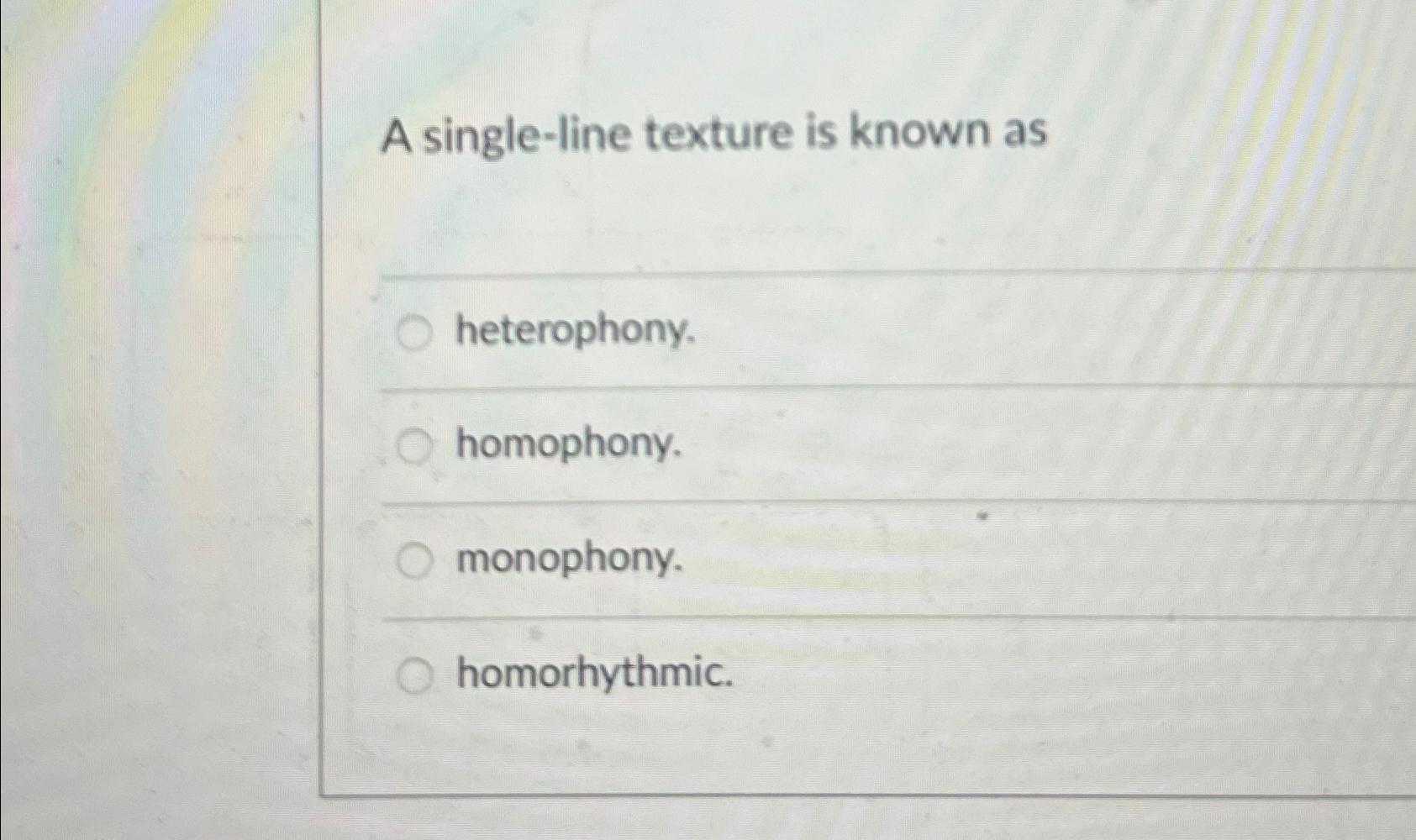 Solved A single-line texture is known | Chegg.com