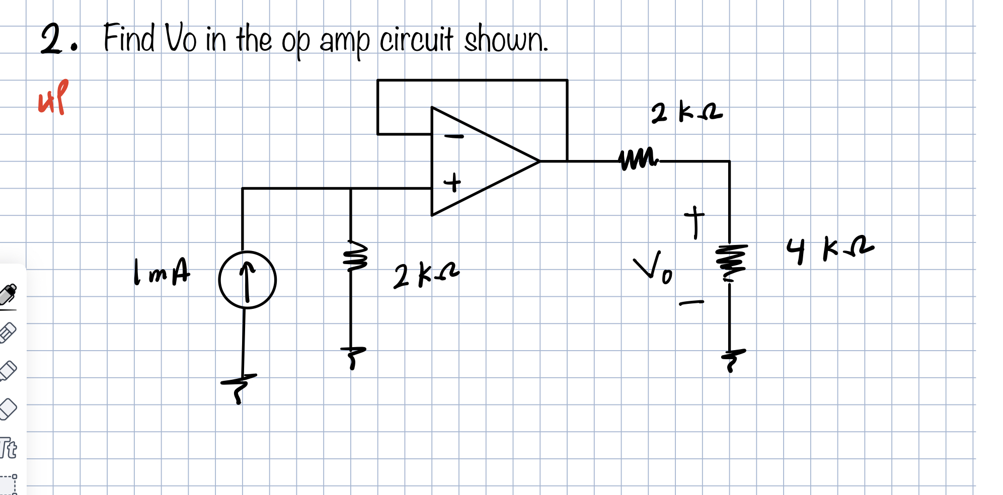 Solved Find V0 ﻿in the op amp circuit shown. | Chegg.com
