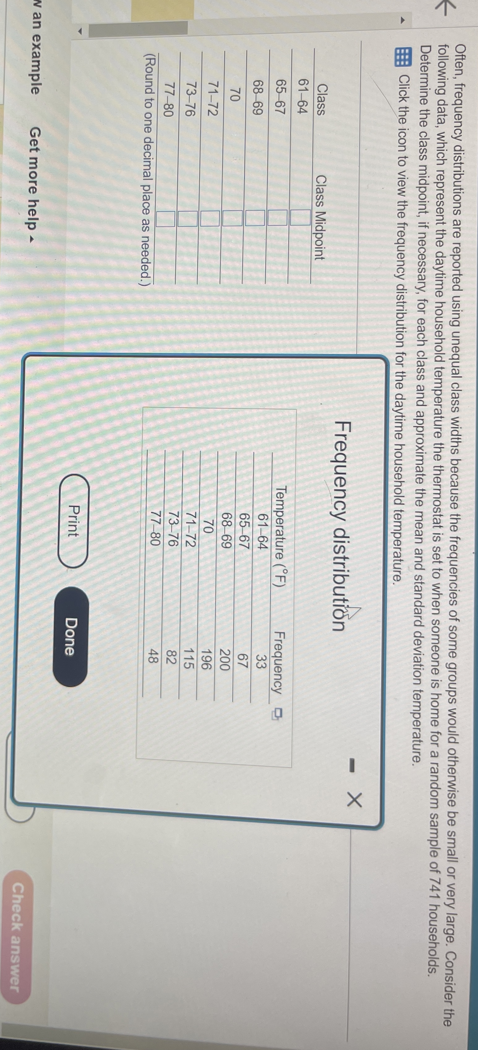 Often, frequency distributions are reported using | Chegg.com