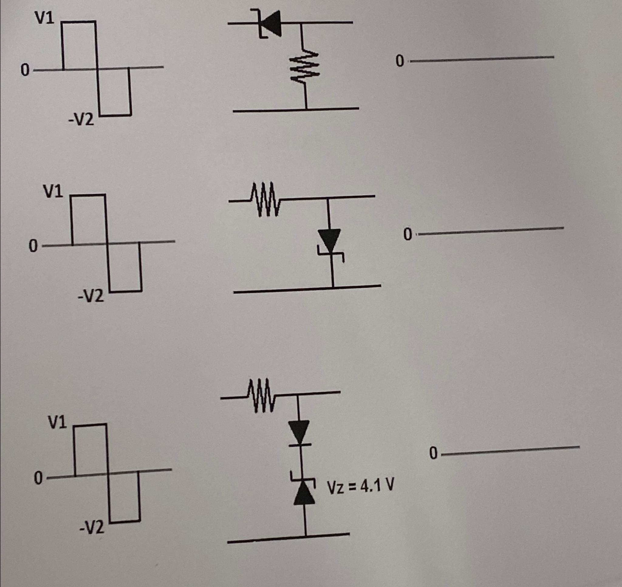 Find the output of the following circuits | Chegg.com