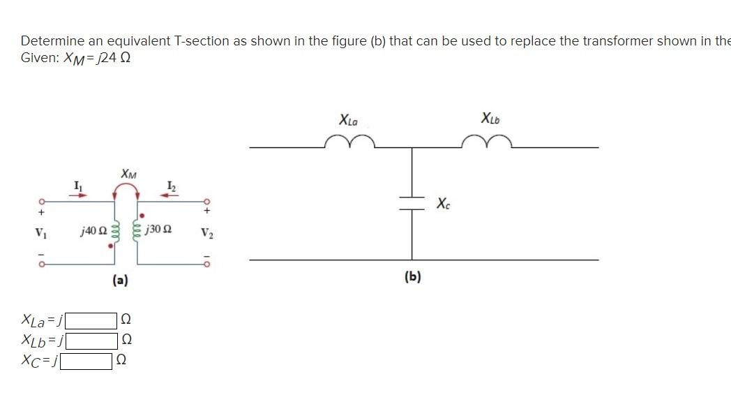 Solved Determine an equivalent T-section as shown in the | Chegg.com