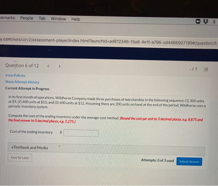 Solved kmarks People Tab Window Help *** | Chegg.com