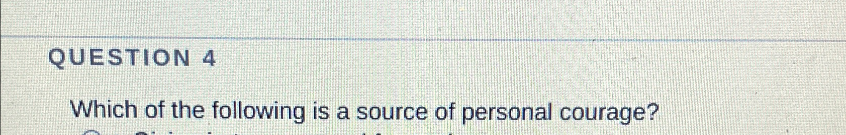 Solved QUESTION 4Which of the following is a source of | Chegg.com