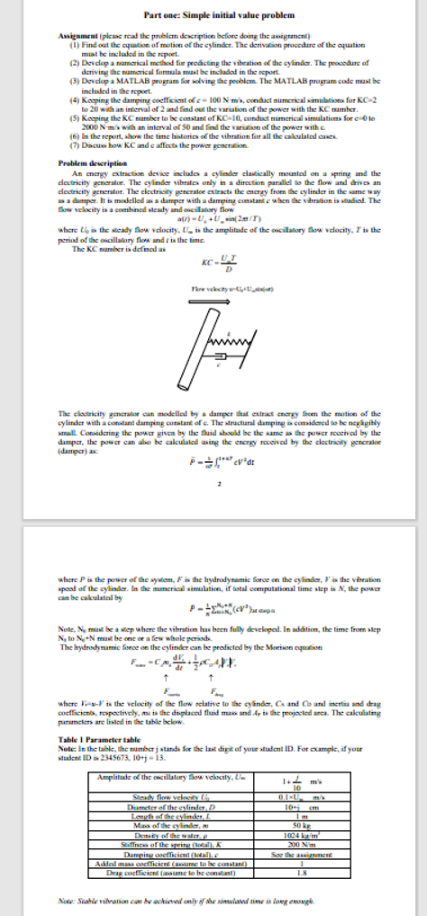 Solved Part one: Simple initial value problem(i) ﻿Find ost | Chegg.com