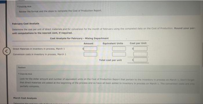 Solved Fnit of Dreduction Reoorts Mraing DevartmentTotal | Chegg.com