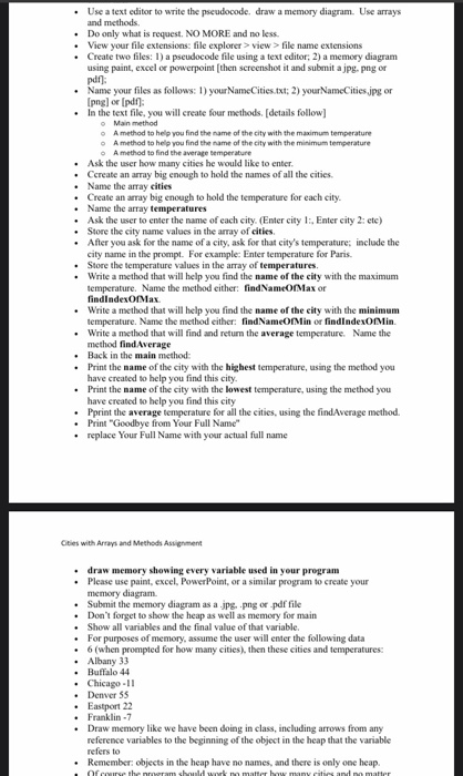 Use a text editor to write the pseudocode. draw a | Chegg.com
