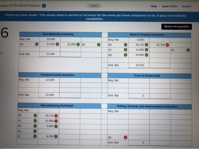 Solved mapter 02 Pre-Built Problems * Saved Help Save & Exit | Chegg.com