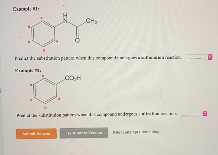 Example #1: IZ CH3 Predict the substitution pattern | Chegg.com